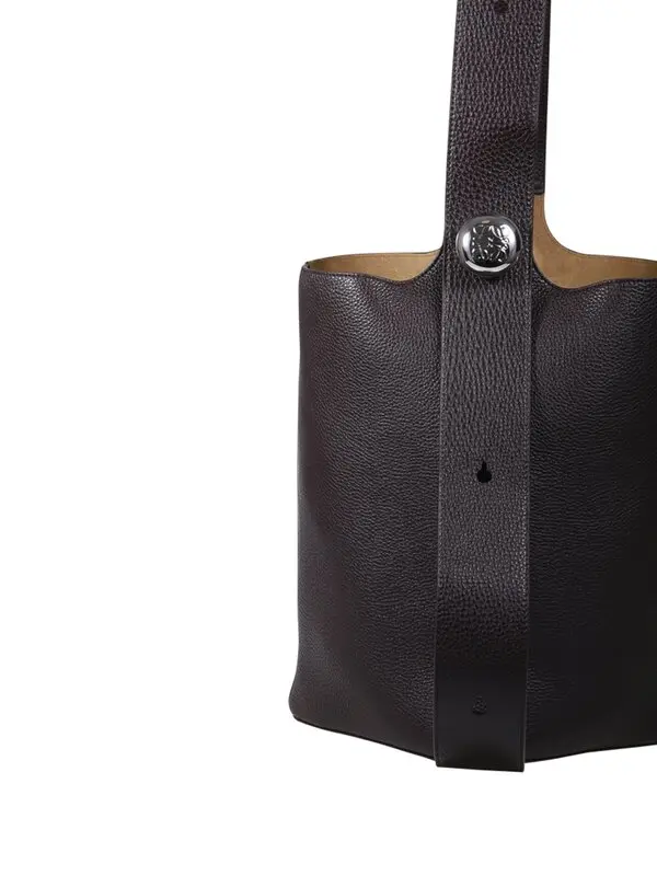 Loewe Large Pebble Button Tote Bag
