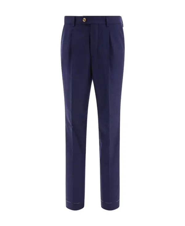 Brunello Cucinelli Inverted-pleat Tailored Trousers