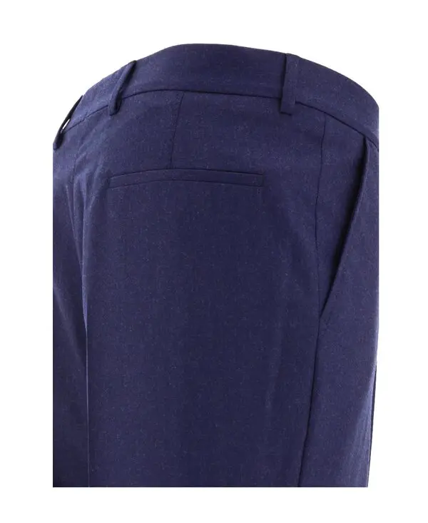 Brunello Cucinelli Inverted-pleat Tailored Trousers