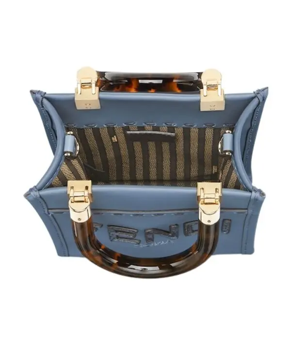 Fendi Leather And Elaphe Mini Bag