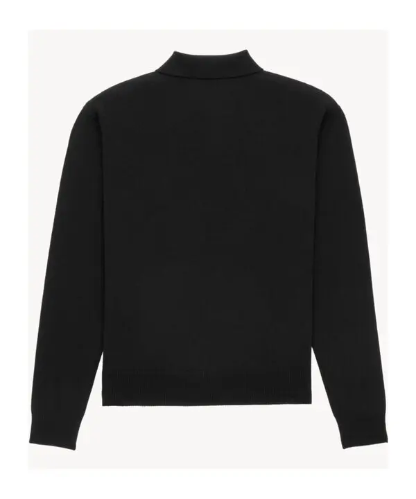 Saint Laurent Button Detailed Knitted Polo Shirt