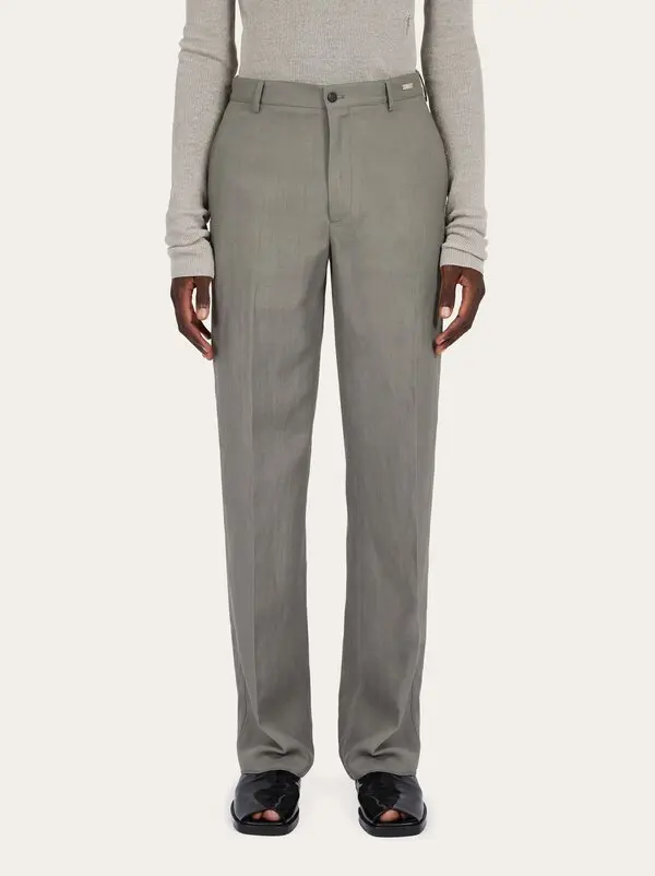 FERRAGAMO Belted Casual Pants