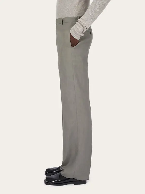 FERRAGAMO Belted Casual Pants