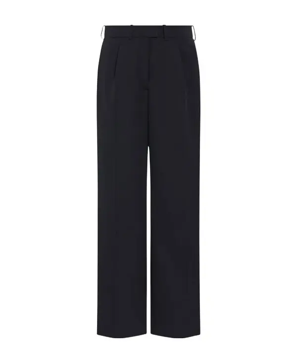 THE ROW Freshly Cut Wool Wide-leg Casual Pants