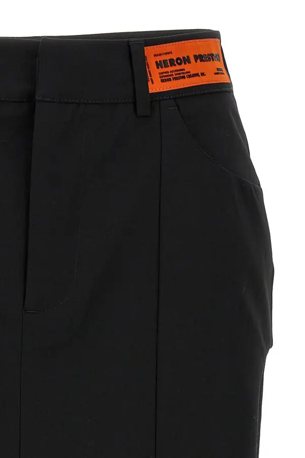 Heron Preston Logo Patch Cut-out Skirt