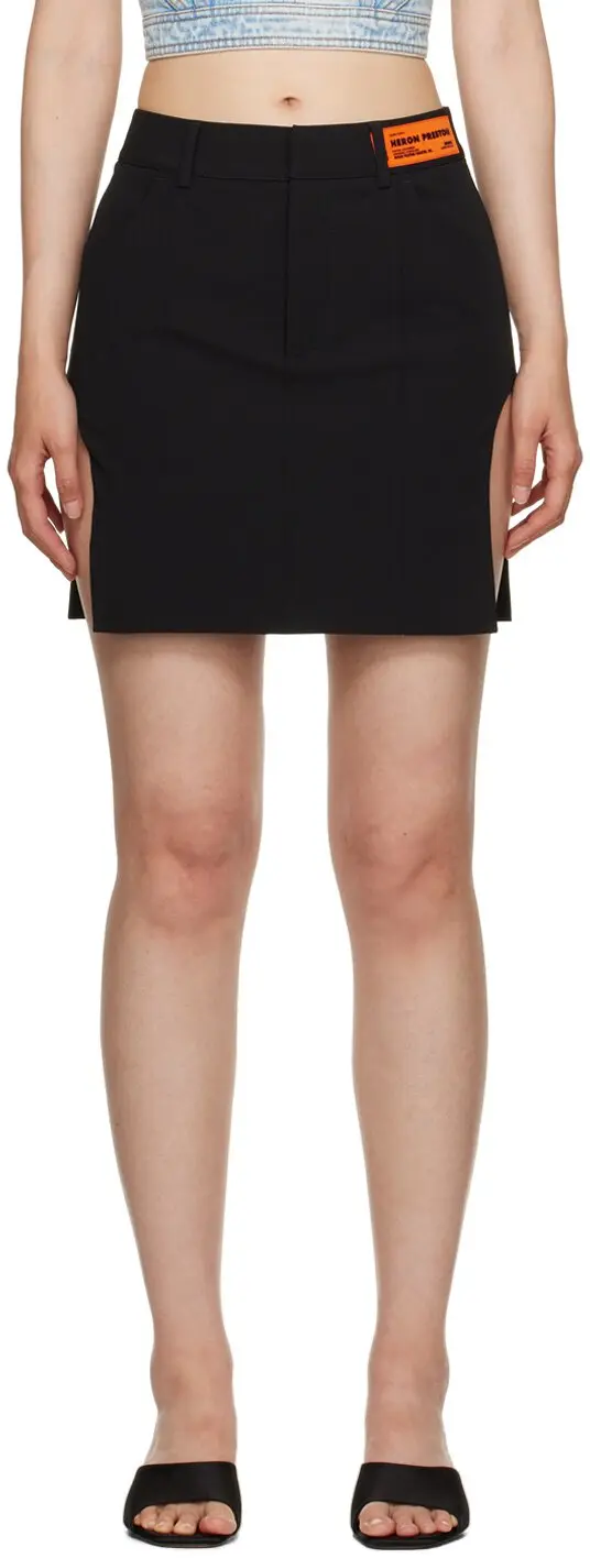 Heron Preston Logo Patch Cut-out Skirt