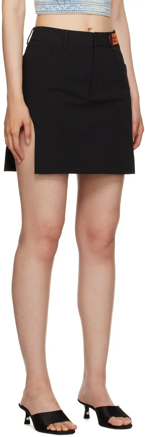 Heron Preston Logo Patch Cut-out Skirt