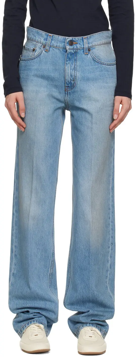 THE ROW Logo Jeans