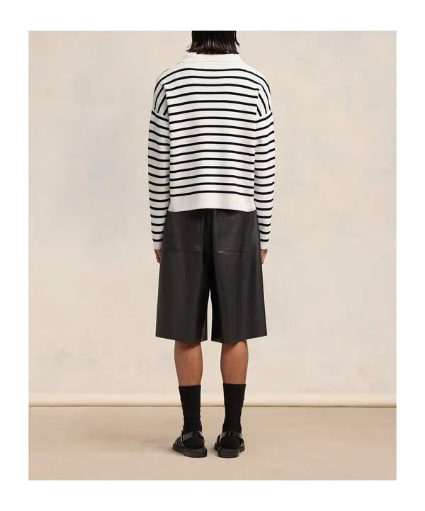 AMI Paris Striped Knitted Jumper