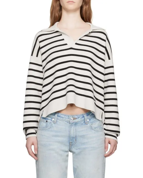 AMI Paris Striped Knitted Jumper