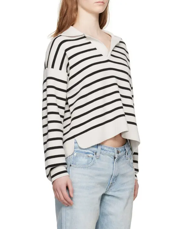 AMI Paris Striped Knitted Jumper