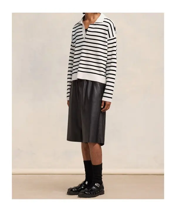 AMI Paris Striped Knitted Jumper