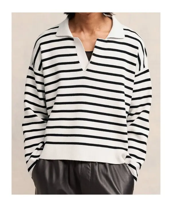 AMI Paris Striped Knitted Jumper