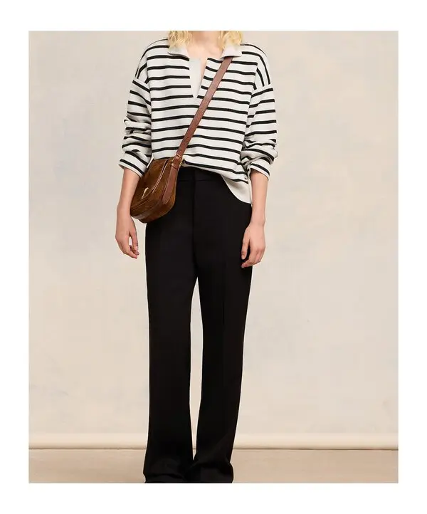 AMI Paris Striped Knitted Jumper