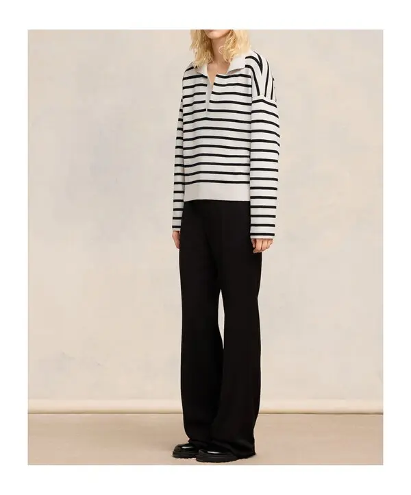 AMI Paris Striped Knitted Jumper