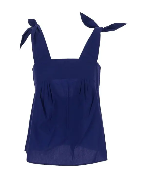 See By Chloé Sleeveless Top With Knotted Shoulder Straps