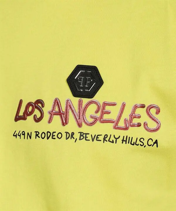 Philipp Plein Crew Neck Short-sleeve T-shirt - Yellow