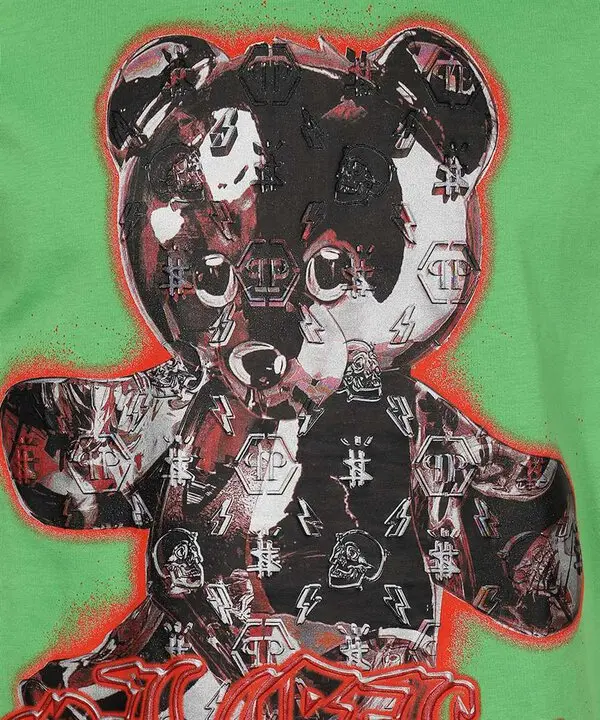 Philipp Plein Multicolor Teddy Bear T-shirt