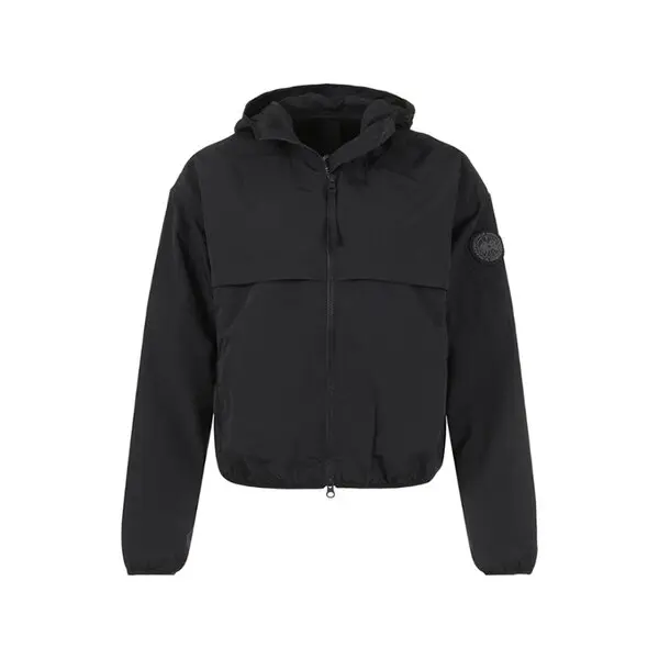 Canada Goose Sinclair Hooded Windbreaker Jacket - Black