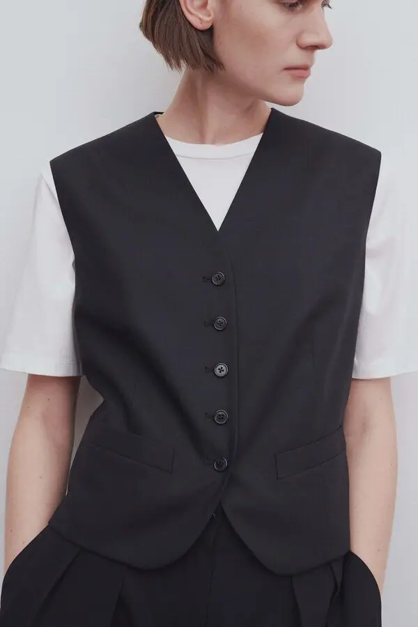 THE ROW Logo Vest