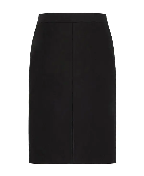 THE ROW Front-split Midi Skirt - Black