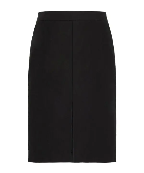 THE ROW Front-split Midi Skirt - Black