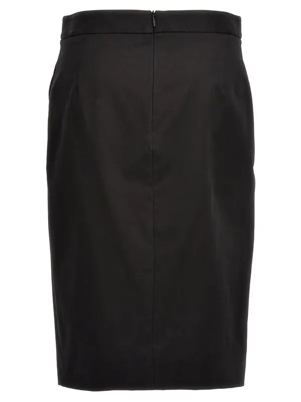 THE ROW Front-split Midi Skirt