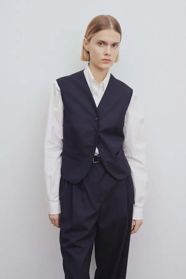 THE ROW Logo Vest