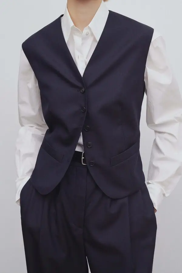 THE ROW Logo Vest