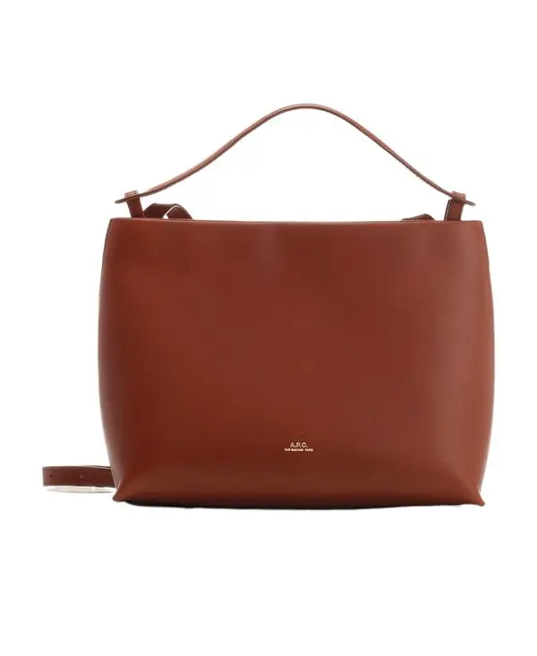 A.p.c. Printed Logo Shoulder Bag