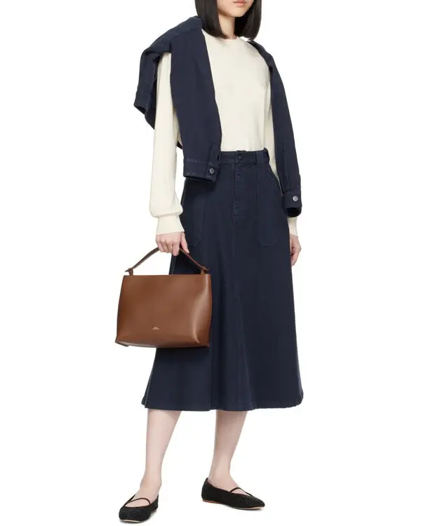 A.p.c. Printed Logo Shoulder Bag