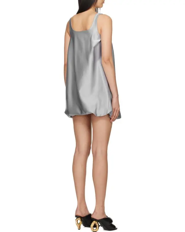 J.W.ANDERSON Jw Anderson Twisted Sleeveless Satin Mini Dress
