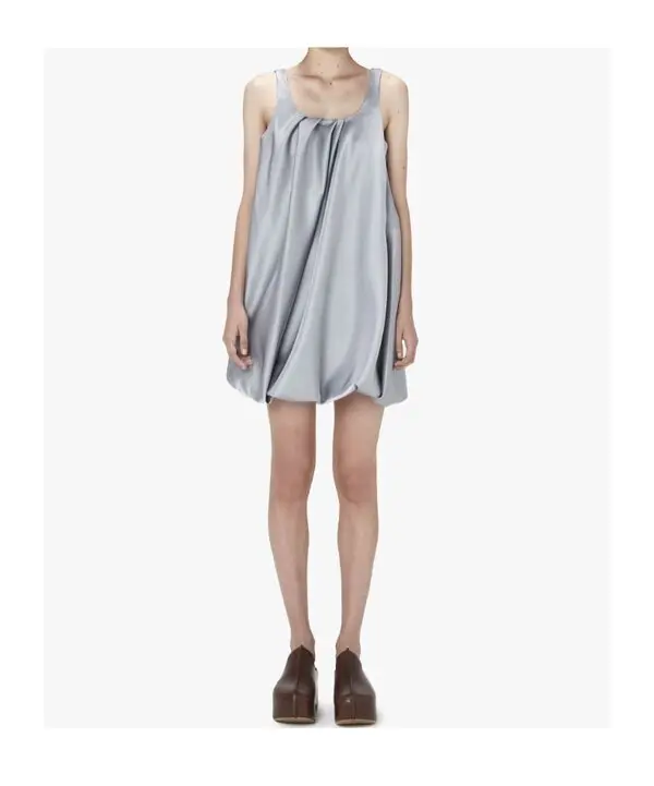 J.W.ANDERSON Jw Anderson Twisted Sleeveless Satin Mini Dress