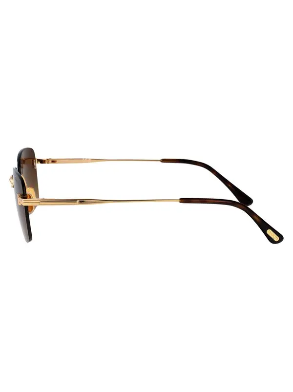 TOM FORD Rectangle Rimless Sunglasses