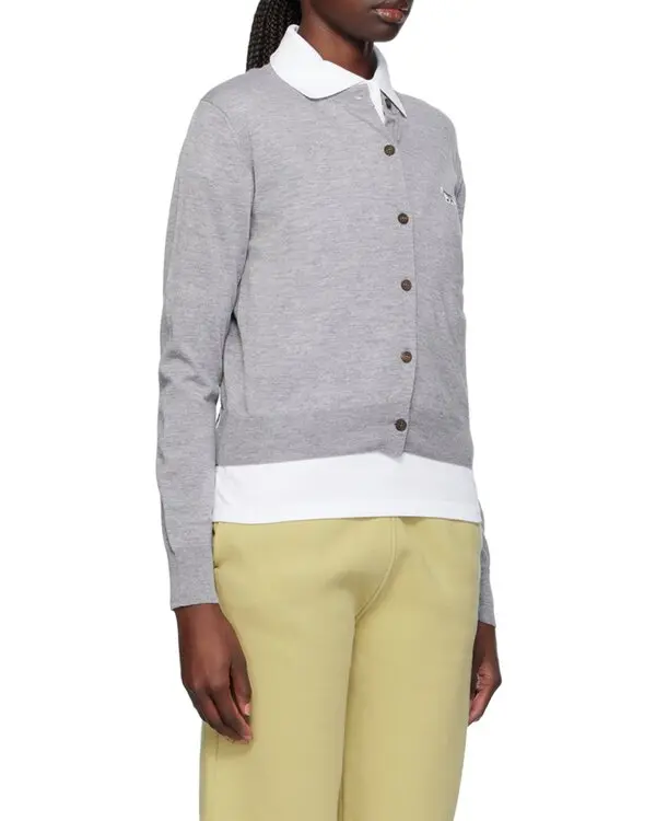 Maison Kitsuné Baby Fox Patch Regular Cardigan