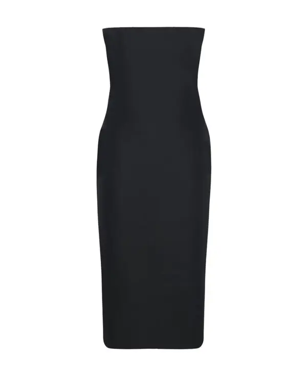 THE ROW Strapless Calf Dress