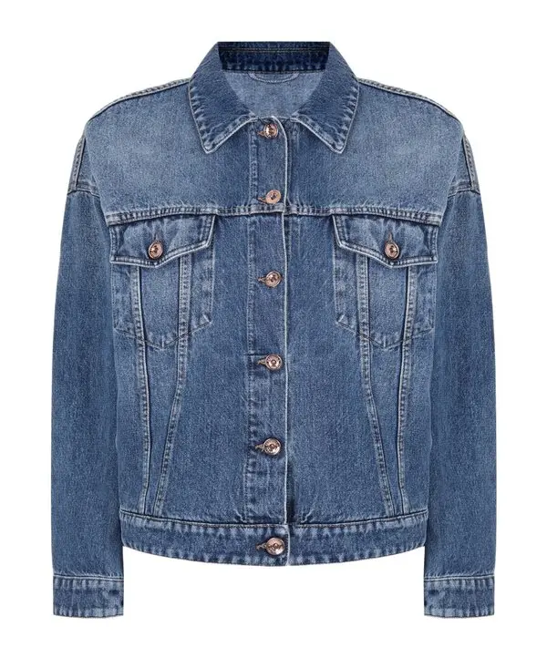 Brunello Cucinelli Long Sleeve Denim Jacket