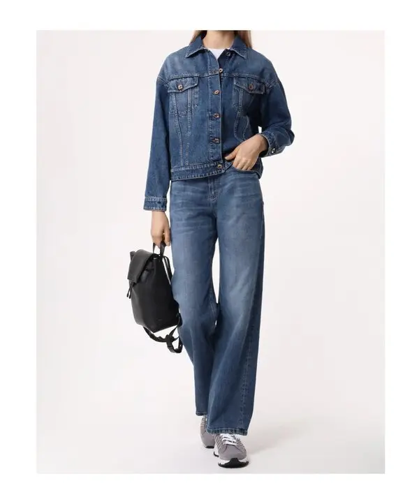 Brunello Cucinelli Long Sleeve Denim Jacket