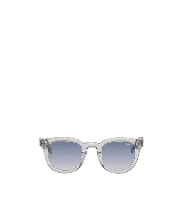 A.p.c. Les Lou Full-rim Sunglasses - Translucent Gray