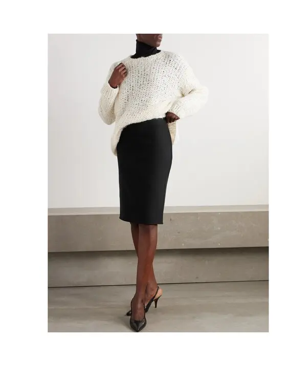 THE ROW Bart Cashmere Skirt