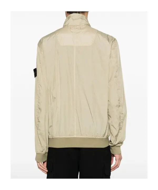 Stone Island Logo Patch Zip-up Jacket