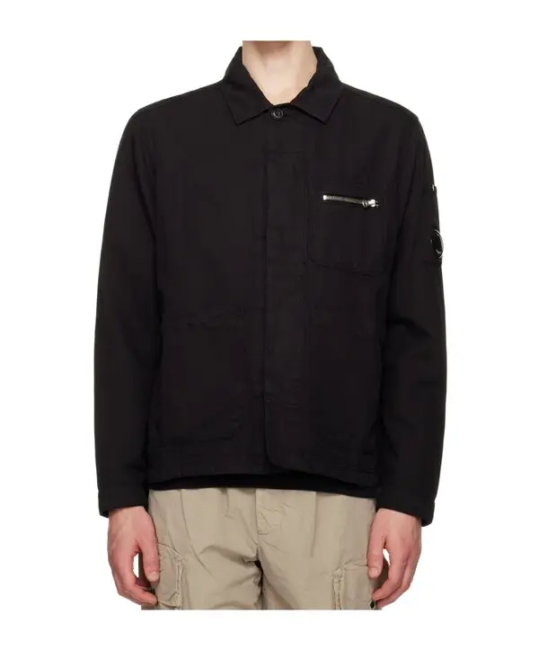 C.P. COMPANY Lapel Long-sleeved Casual Jacket