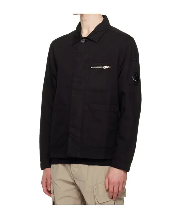 C.P. COMPANY Lapel Long-sleeved Casual Jacket