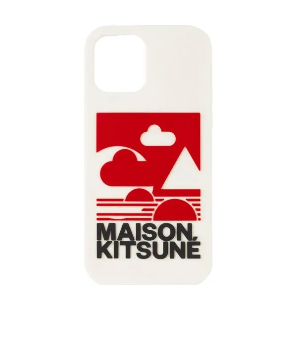 Maison Kitsuné Maison Kitsun É X Anthony Burrill Co-signed Iphone 12 And 12 Pro Mobile Phone Case - White