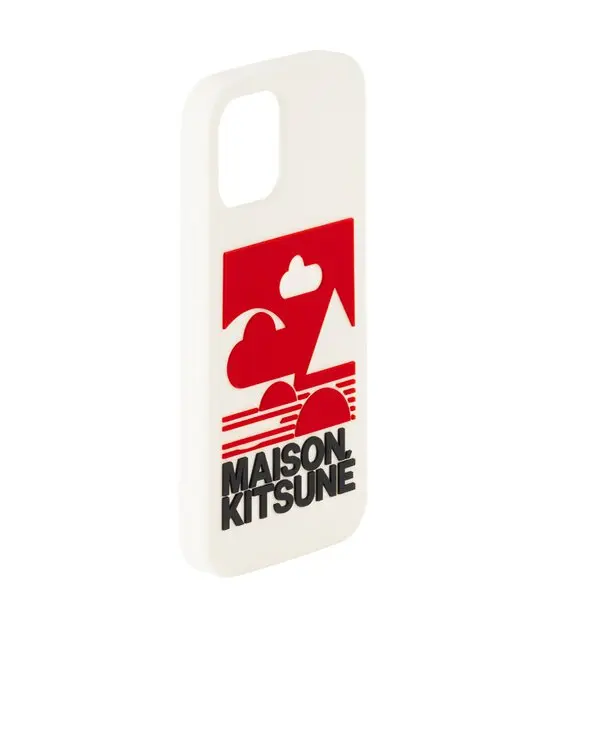 Maison Kitsuné Maison Kitsun É X Anthony Burrill Co-signed Iphone 12 And 12 Pro Mobile Phone Case - White