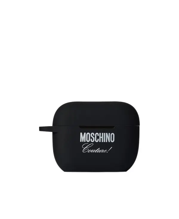 Moschino Logo Airpods Pro Headset Protective Cover - Black