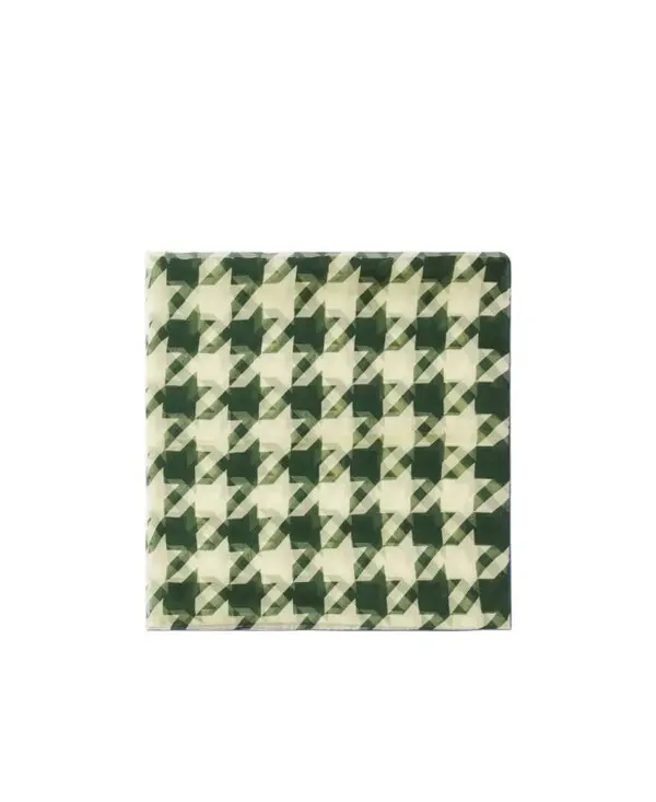 Burberry Houndstooth Silk Scarf