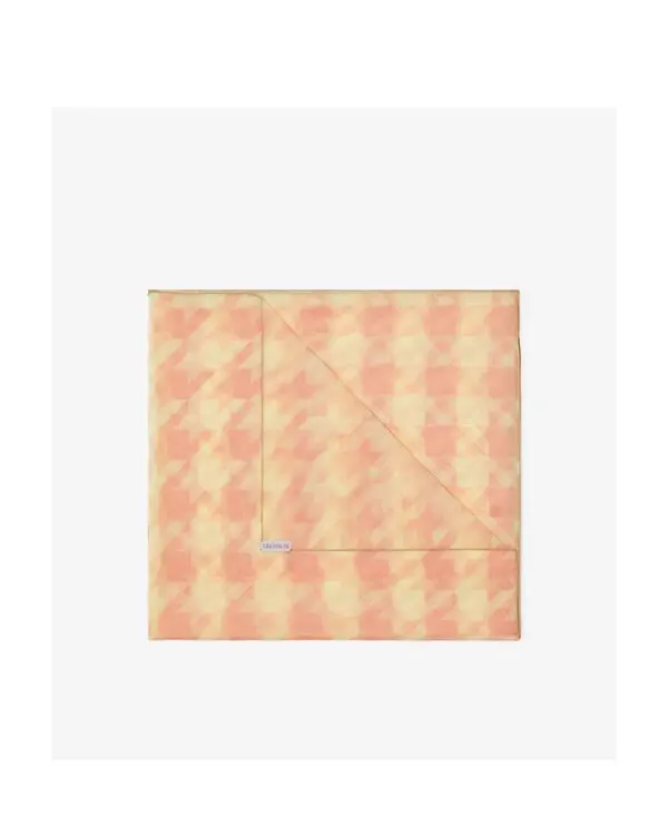 Burberry Houndstooth-pattern Wraparound Scarf