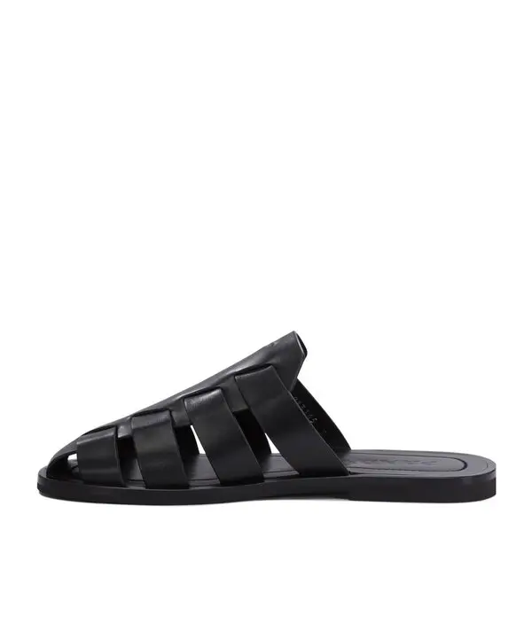 Prada Leather Fisherman Mules