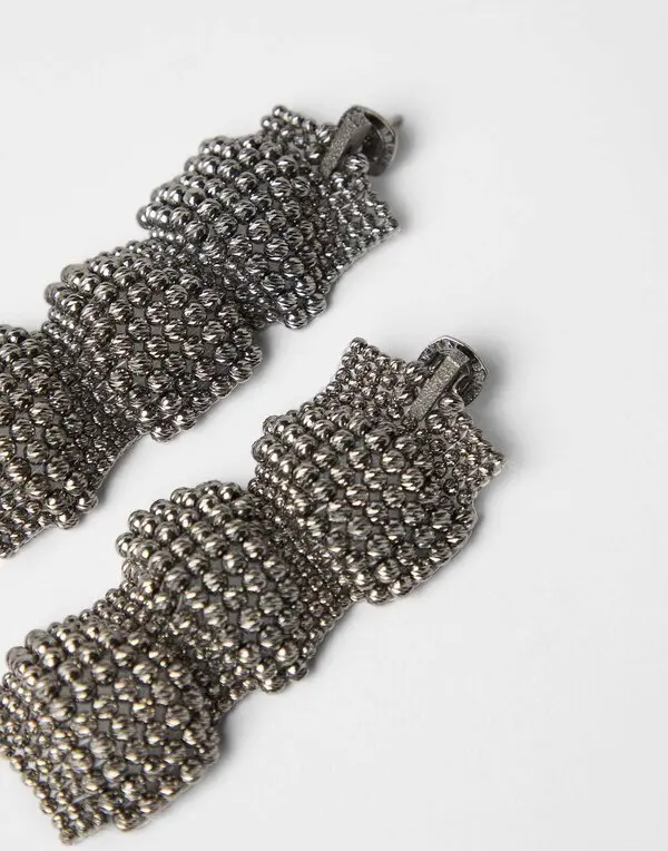 Brunello Cucinelli Sculptural Embellished Earrings